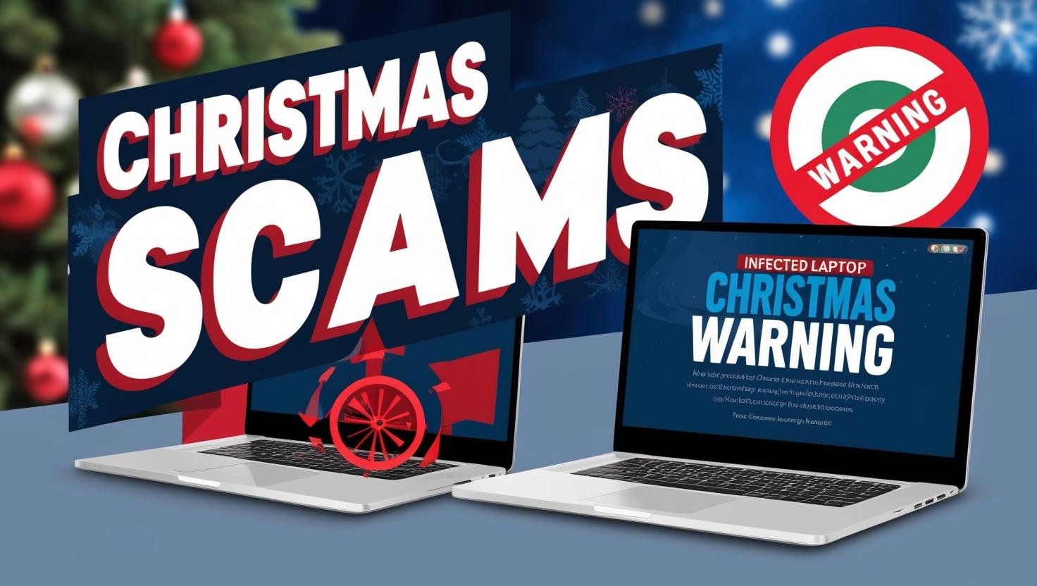 Infected laptops Running Slow? Be Aware of Christmas Scams! - Computer Service ITS4UK